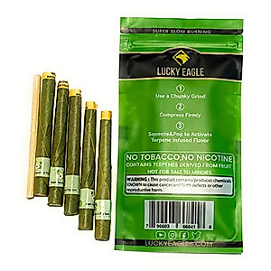 Lucky Eagle Flavor Rolls 5 pack (Green Apple, Mini)