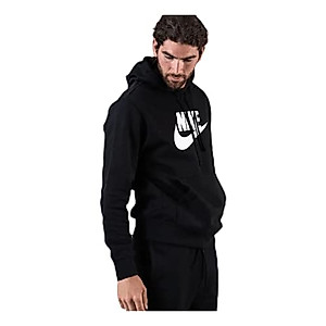 Nike Men's Graphic Pullover Hoodie Black