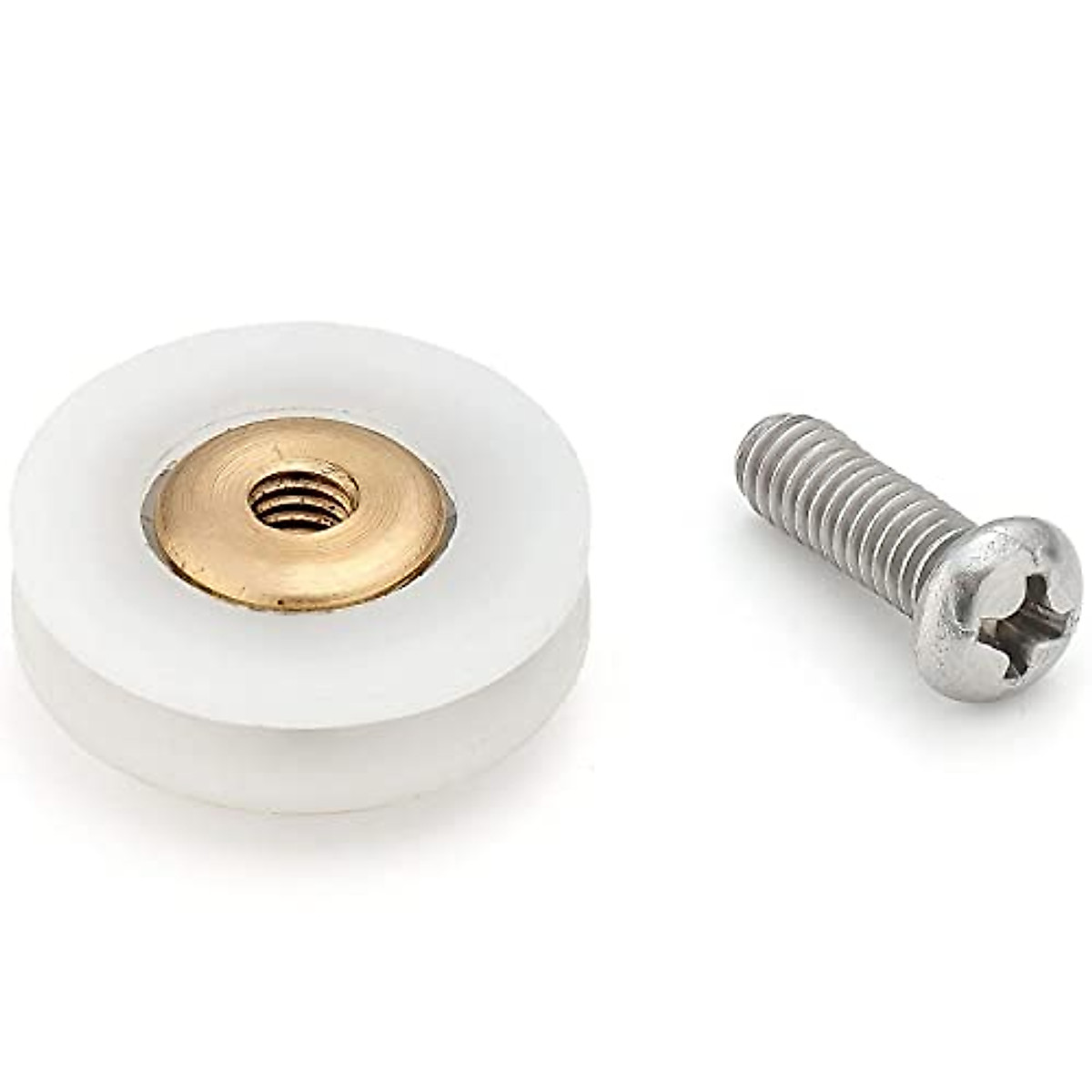 Replacement Shower Door Rollers/Runners/Wheels Grooved 19mm Diameter (19mm-4pcs)