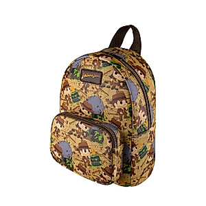 Loungefly Funko Pop! Indiana Jones: Raider of The Lost Ark All Over Print Mini-Backpack