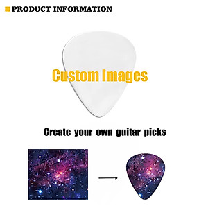 KEIAHUAN Guitar Plectrums Cool Skull Guitar Picks Classical Triangle for Bass, Acoustic & Electric Guitars Heavy Guitar Plectrums for Guitar Players 6 Piece