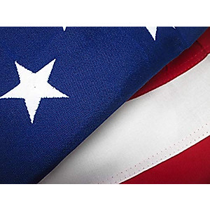 American Flag Heavy Duty 5x8 Premium Commercial Grade 2 ply Polyester 100% Made in USA Tough Durable Fade Resistant All Weather SEWN STRIPES EMBROIDERED STARS
