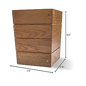 Whitecap 63102 Teak Small Waste Basket