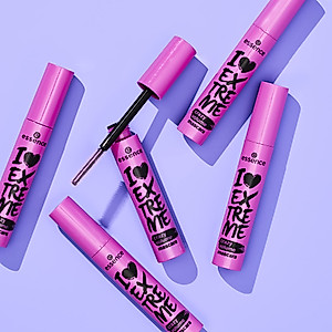essence | I Love Extreme Crazy Volume Mascara (Pack of 3) | Vegan & Cruelty Free | Free From Parabens-Fragrance, Alcohol & Microplastic Particles