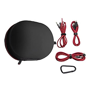 Matte Headphone Case for Studio and Solo Models, Will not Fit Any Larger Headphone Model, Comes with 1 x 3.5mm Angle Stereo Audio Cable (48 Inches), 1.2m Extension Cable and 1 Piece of Charging Cable