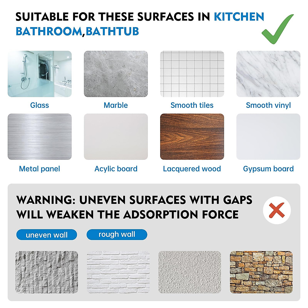 untovei 21-Inch Grab Bar for Shower 2 Pack Chrome Suction Cup Shower Grab Bar for Bathtubs & Showers Safety Bathroom Assist Handles Handicap Injury Elderly Senior Assist Handle