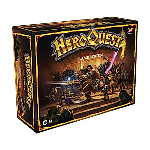 Hasbro Gaming Avalon Hill HeroQuest Game System Tabletop Board Game,Immersive Fantasy Dungeon Crawler Adventure Game for Ages 14 and Up,2-5 Players
