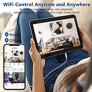 WAXOXIH Mini WiFi Spy Camera HD 1080P Wireless Hidden Camera Small Nanny Cam, Home Security Camera with Live App for Pets Baby Outdoor Indoor… (720p)