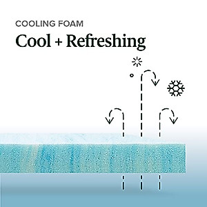 ZINUS 10 Inch Green Tea Cooling Gel Memory Foam Hybrid Mattress, King, Pocket Innersprings for Motion Isolation, Mattress in A Box