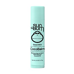 Sun Bum Ocean Mint Cocobalm | Hydrating Lip Balm with Aloe | Hypoallergenic, Paraben Free, Silicone Free,| 0.15oz Stick