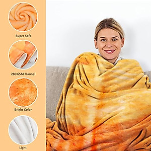 Bread Blanket,Toast Bread Throw Blanket, Burritos Tortilla Toast Blanket for Kids and Adults, Novelty Blanket, Soft and Comfortable Giant Blanket, Microfiber Bed Blankets