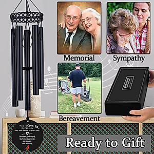 Cardinal Wind Chimes for Loss of Loved One, Memorial Gifts for Loss of Father Mother, 30Inch Cardinal WindChimes Outdoor Garden Decor