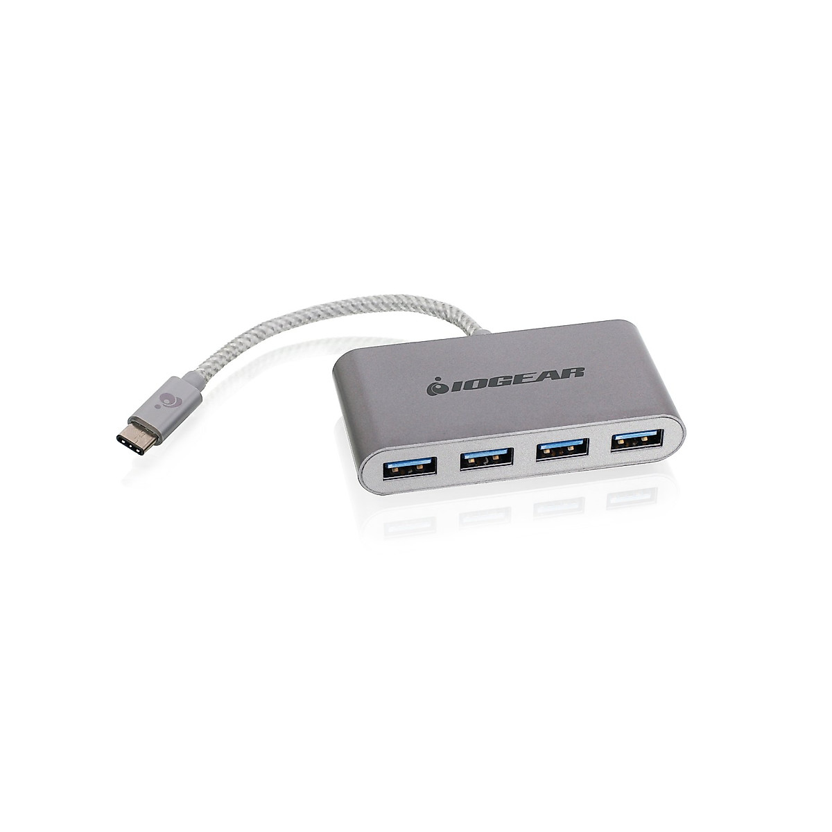 IOGEAR USB-C to USB 3.0 Hub - 1 USB-C In - 4 USB 3.0 Out - USB 3.0 Data Rate Of Up To 5Gbps - Backwards Compatible With USB 2.0 and USB 1.1 - MacBook - Tablet - Smartphone - GUH3C14