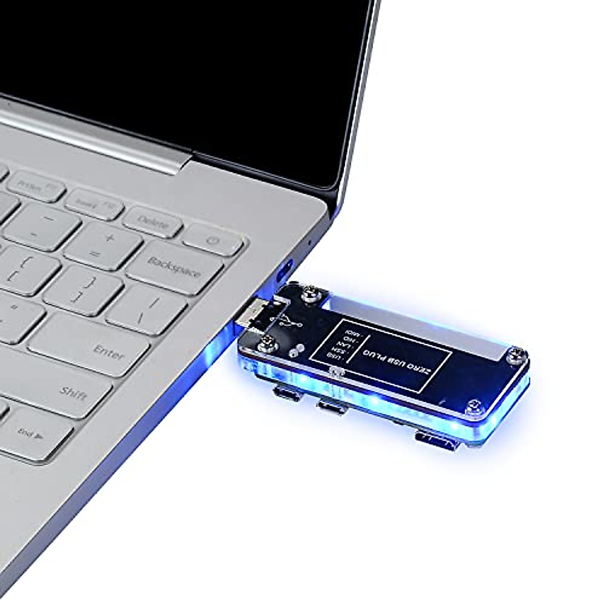 GeeekPi USB Dongle Expansion Board with Case for Raspberry Pi Zero/Zero W/Zero 2/Zero W 2, Both Front & Back Side Can Be Inserted