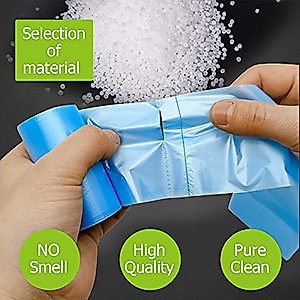 YSSAI 0.5 Gallon Trash Bags 180 Counts Small Trash Bags Car Garbage Bag Pet Garbage Bag Wastebasket Bin Liners for Home Office Kitchen Small Sized Waste Bin 6 Colors