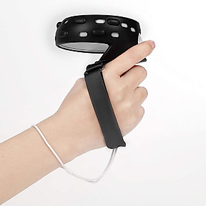 Touch Controller Grip Cover for Oculus Quest 2,Soft Silicone Handle Grip Protective Sleeve Cover with Hand Strap for Oculus Quest 2 VR Handle Accessories (Blue)