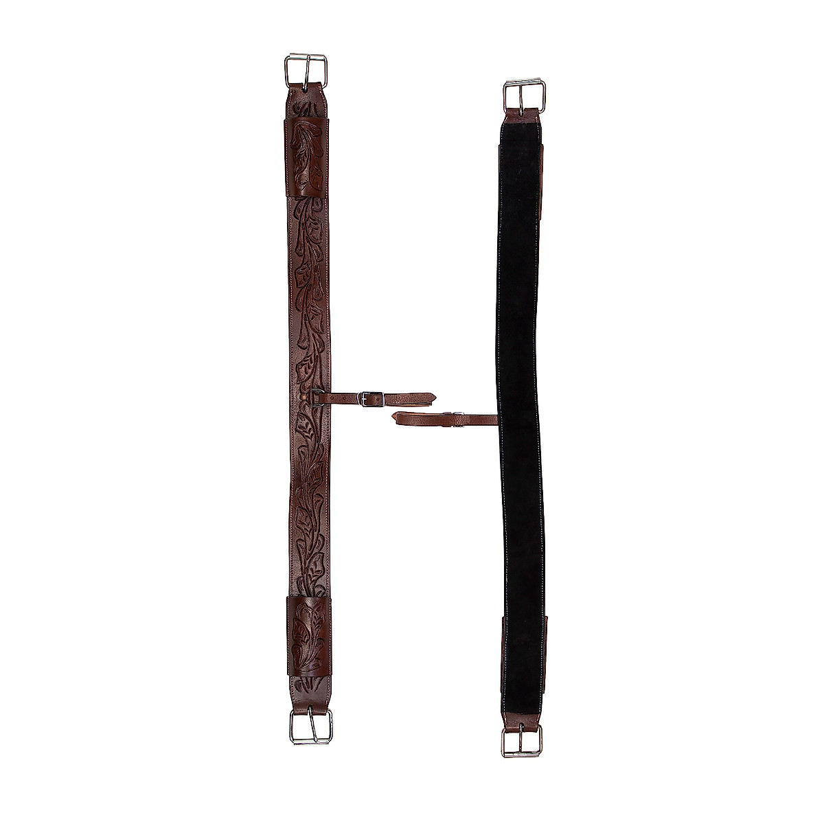 Acerugs WESTERN LEATHER BACK REAR FLANK CINCH STRAP GIRTH CINCHES HORSE TACK TRAIL (Standard)
