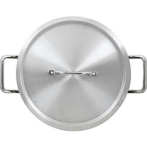 IMUSA USA Aluminum Tamale and Steamer Steamer Pot 20-Quart, Silver