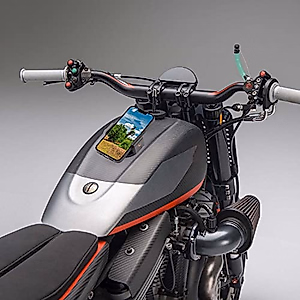 Mippko Magnetic Motorcycle Phone Holder,Strong Magnetic Attracts Tank, Non-Slip & Anti-Scratch,Compatible with 3.5~7.5" iPhone/Samsung Galaxy/Nexus/HTC/LG, One Adhesive Metal Plate Attached