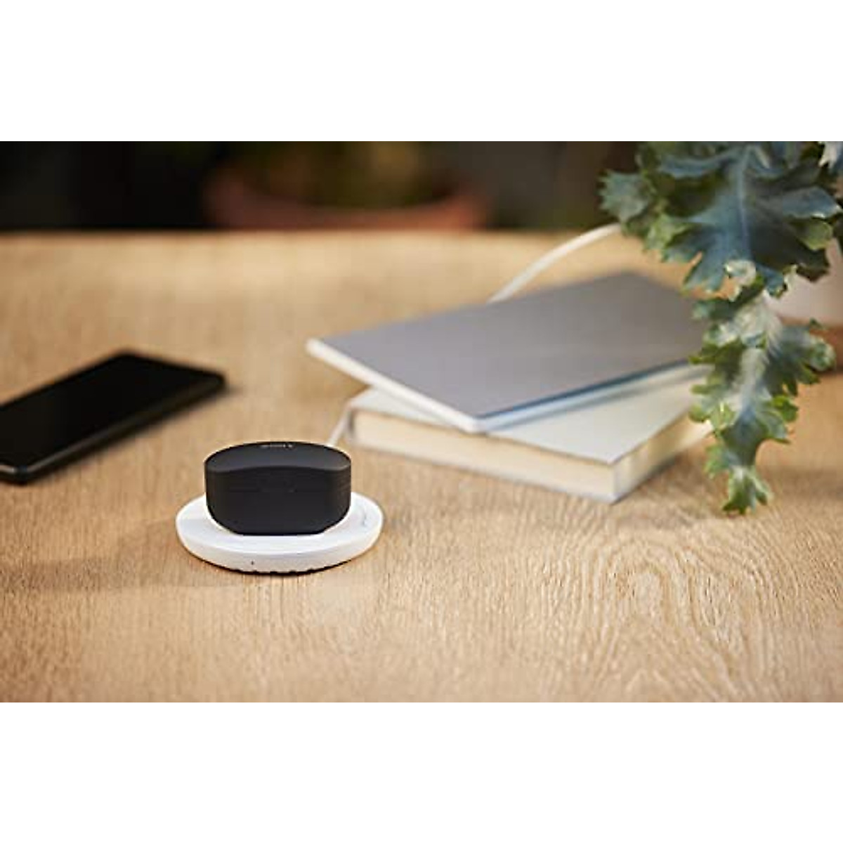 Sony WF-1000XM4 Truly Wireless Noise Cancelling Headphone - Optimised for Alexa and Google Assistant - with Built-in mic for Calls - Bluetooth Connection - Black/Copper