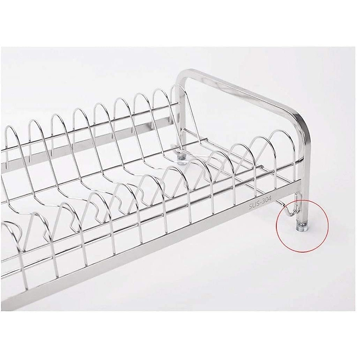 Plate Rack Draining Dish Rack Stainless steel single-layer dish rack drain rack dish rack dish rack dish rack for Kitchen Countertop Pan Plate Holder
