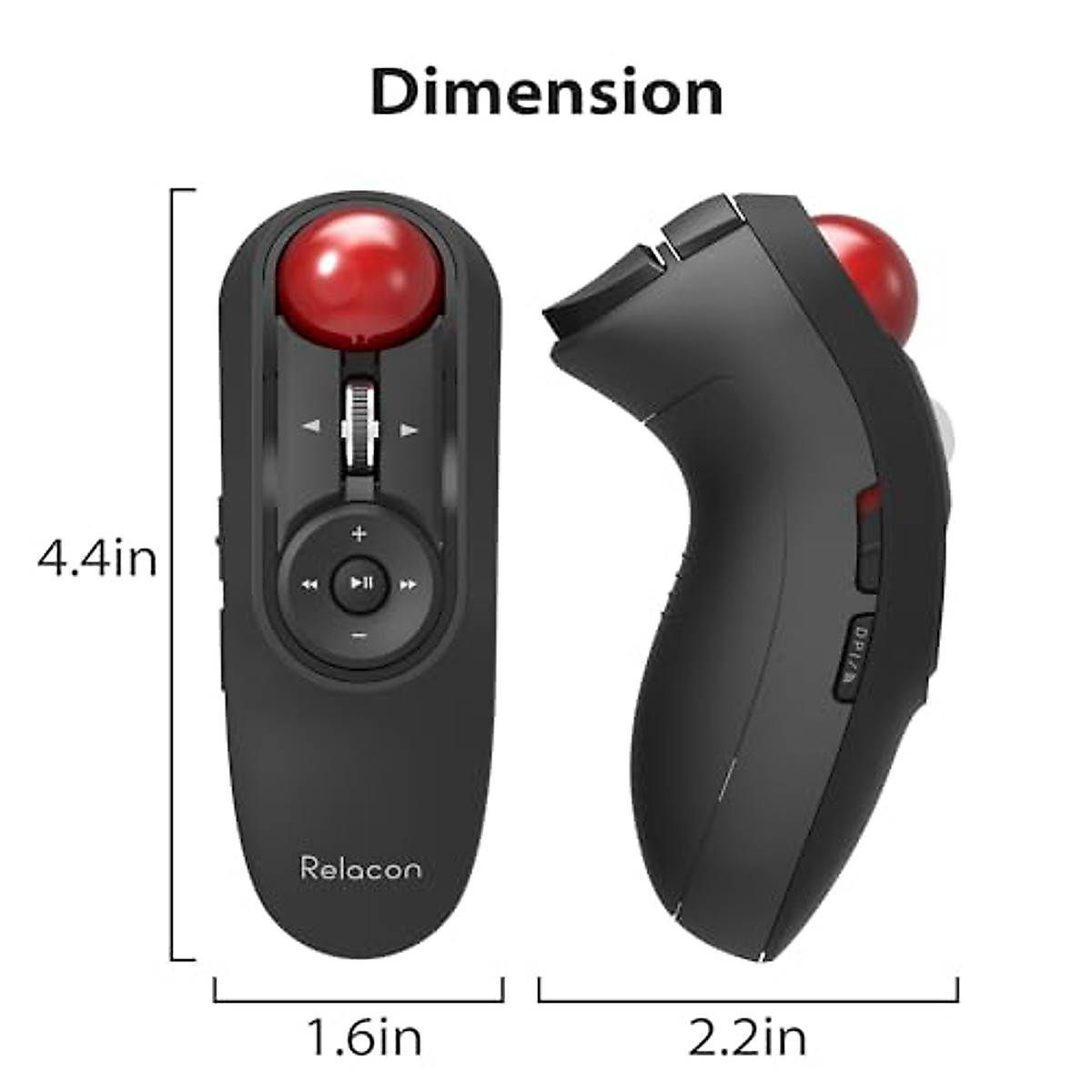 ELECOM Relacon Handheld Trackball Mouse, Thumb Control, Left Right ...