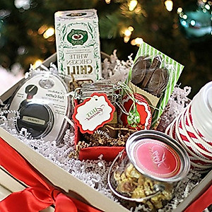 Mrs Fizz Crinkle Cut Paper Shred Filler for Packing and Filling Gift Baskets (2 LB) White