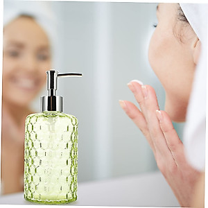 DRESSOOS Refillable Pump Bottle Glass Soap Dispenser for Hand Soap Shampoo Lotion