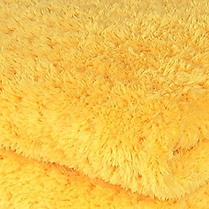 Liquid X Yellow Xtreme Plush Waffle Weave Microfiber Detailing Towel Guaranteed Satisfaction - 16" x 16" (5 Pack)