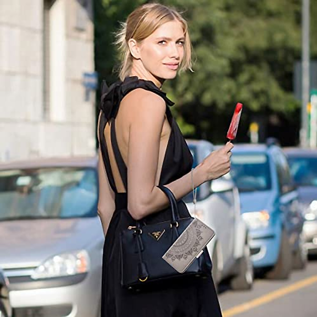 Asuwish Compatible with Oppo Reno 2 Wallet Case and Tempered Glass Screen Protector Credit Card Holder Flip Purse Accessories Wrist Strap Stand Folio Cell Phone Cover for Reno2 2019 Women Men Grey