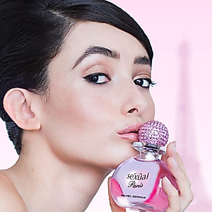 Michel Germain Sexual Paris Eau de Parfum Fragrance Spray, Top Notes of French Blackcurrant, Chardonnay Clementine, Galbanum for Women, 4.2 Fl Oz