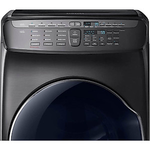 SAMSUNG WV55M9600AV 5.5 cu. ft. Smart Washer with FlexWash(TM) in Black Stainless Steel