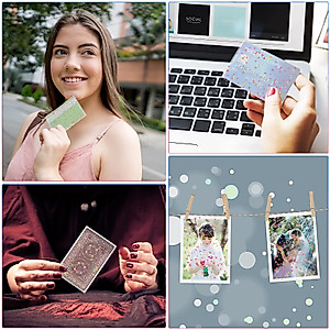 150 Pieces Little Star Laser Flashing Card Sleeves, Photocard Sleeves, Kpop photocard Sleeves, Foil Card Protective Sleeve 61x88mm