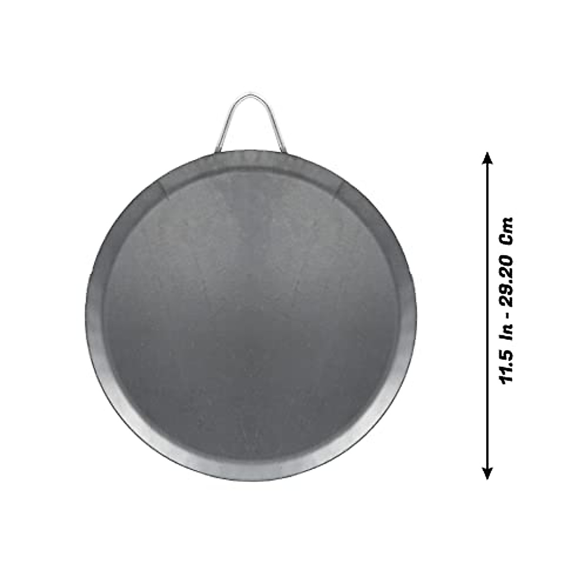 Comales Para Tortillas Grande Para Estufas for Tortillas y Quesadilla Carbon Steel Heavy Duty Metal Handle (11.5 Inch)