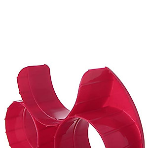 yuanhaourty Meal Measure Portion Control Plates Red Weight Loss Diet Tools