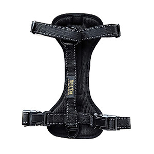 Mighty Paw Vehicle Safety Dog Harness - Adjustable Straps - Soft Padding - No Pull Front Leash Attachment - Padded Car Harness for Dog Vehicle Safety - Comfortable Dog Harness for All Dog Breeds