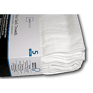 White Flour Sack Towels -Pack of 5