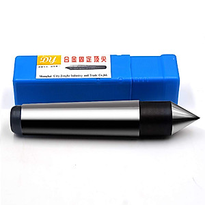 Oudtinx 1pc Lathes MT4# 60 Degree Point Morse Taper Lathes Dead Center,Hard Alloy