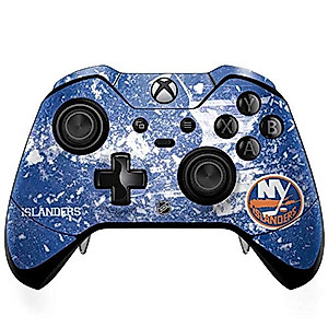 Skinit Decal Gaming Skin Compatible with Xbox One Elite Controller - Officially Licensed NHL New York Islanders Frozen Design