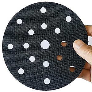 6 inch 17 Holes Pad Saver Premium Hook and Loop Interface Pad for Festool 496647, Extends the backing pad´s lifetime,Multi Hole Pad Protector