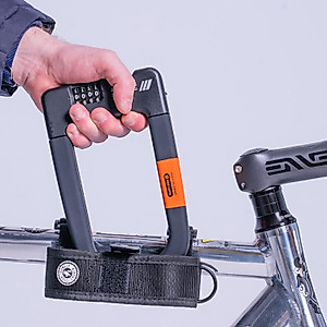 ULAC U Hold+ Universal Bike U Lock Holder, D Lock Holder, Lock Mount - L (145mm)