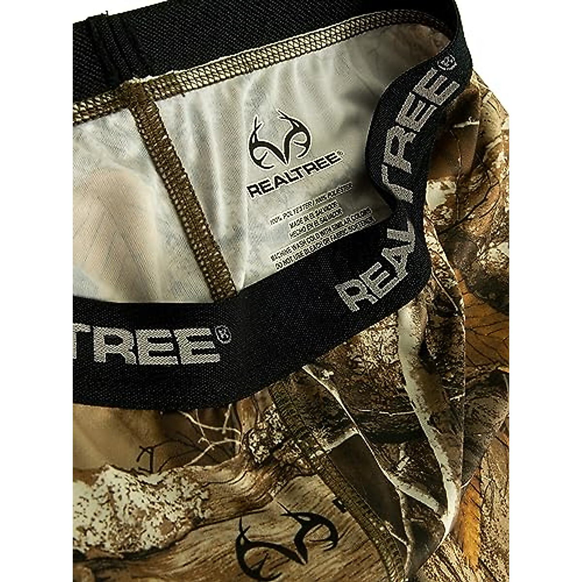Realtree Unisex Kid's Performance Thermal Underwear Long Johns Base Layer Set, Edge, 8