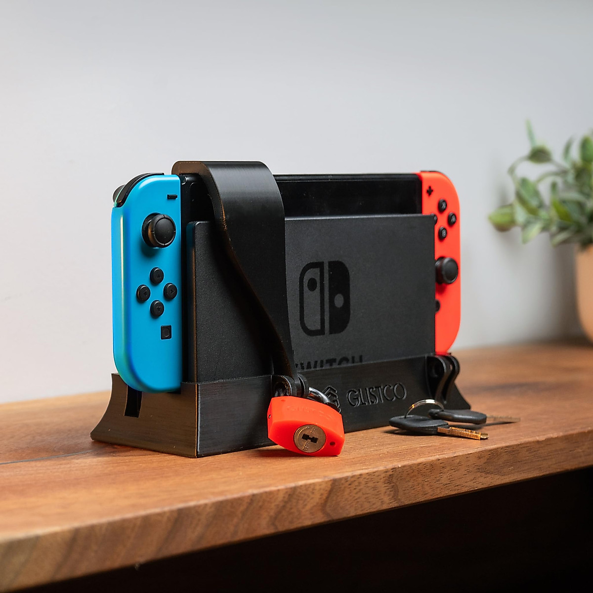 Glistco Dock N' Lock Compatible with The Original Nintendo Switch and Switch V2