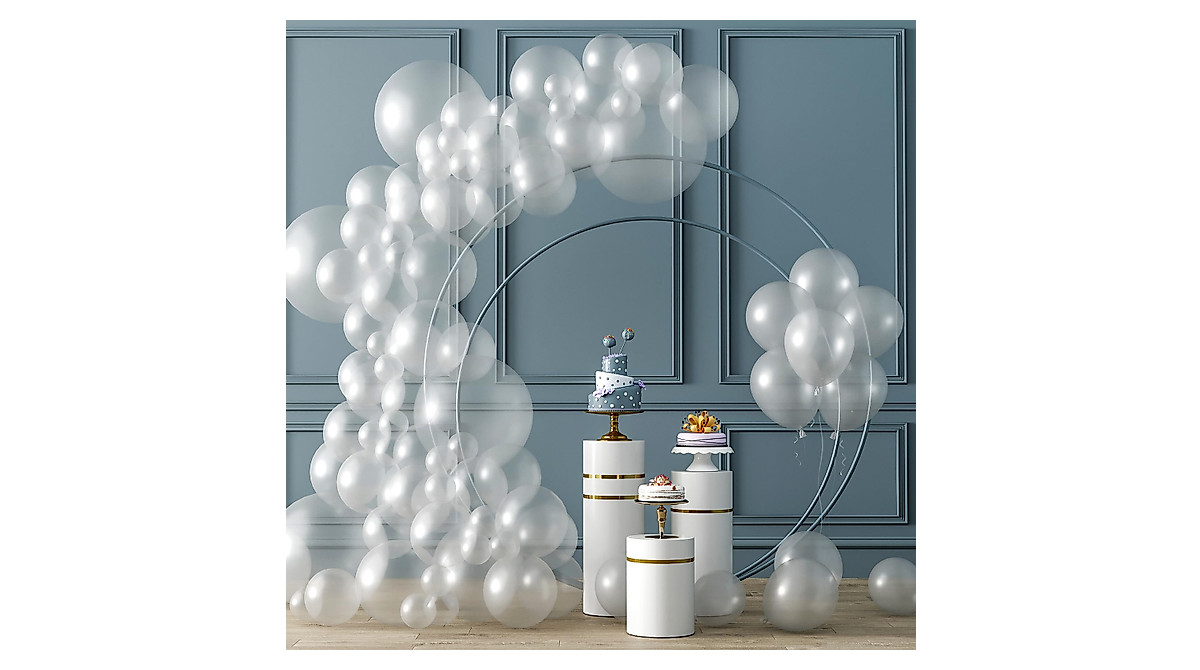 Clear Balloon Garland Kit | Multi-Size for Any Party Decor