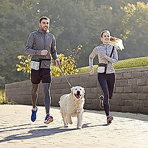 Left&Right - Dog Clicker Training Kit,Dog Training Treat Pouch and Dog Clickers,Dog Treat Bag with Clicker Training for Dogs,Pet Treat Bag with Waist Belt Shoulder Strap Poop Bag Dispenser-Black