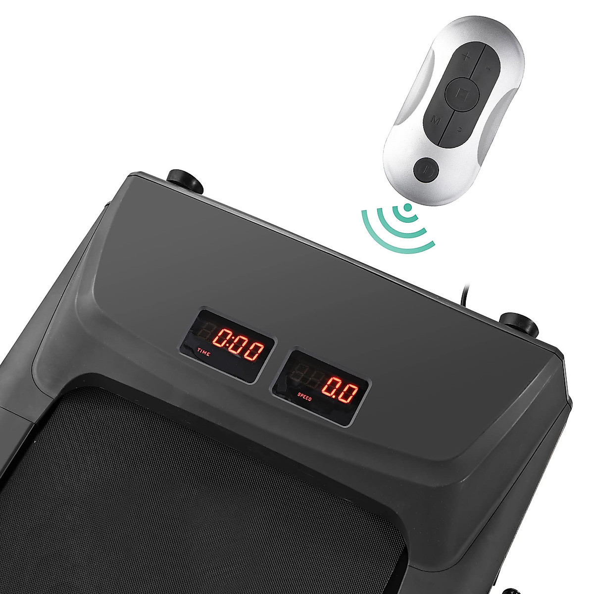 AW 2 in 1 Under Desk Treadmill Folding Electric Treadmill Walking Jogging Machine Motorized Exercise Machine with LCD Display for Home Office Gym Exercise Apartment Basement Workout