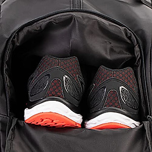 Franklin Sports Pickleball Backpack + Duffle Bag - Elite Series Pickleball Bag for Paddles, Pickleballs + Equipment - Hybrid Backpack + Duffle Bag Design - Pickleball Bag for Men + Women - Black