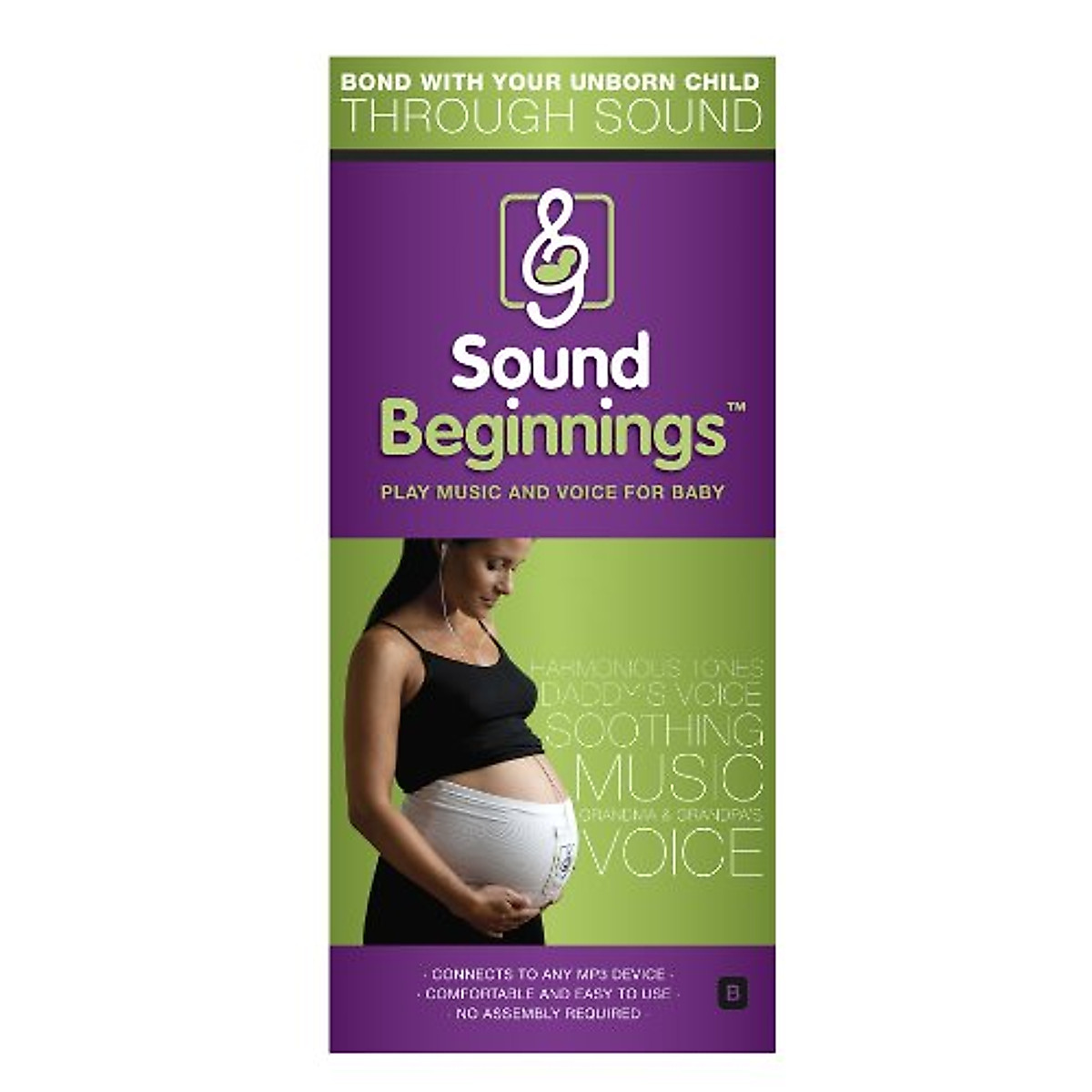 Sound Beginnings Audio Monitor, Black, Small Size B