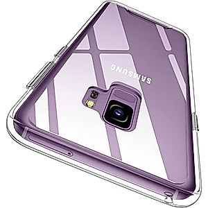 Rayboen for Samsung Galaxy S9 Case Crystal Clear Non-Slip Shockproof Protective Cover Hard PC Back & Soft TPU Frame Slim Sumsung Galaxy S9 Phone Case