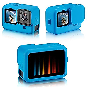 Taisioner Silicon Protective Housing Case for GoPro Hero 11 Hero 10 Hero 9 Black Sleeve Housing Frame with Lanyard and Lens Cover Accessories